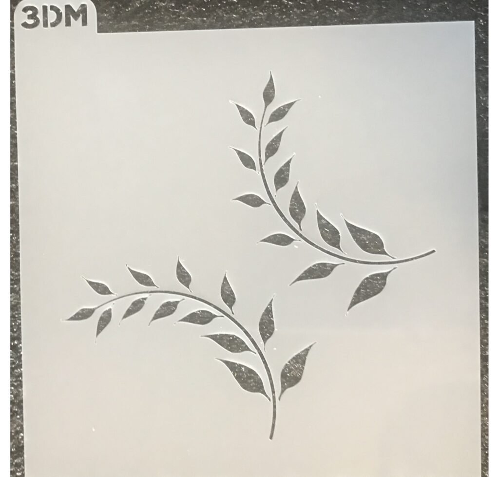 Stencil – 2 Ramas 12×12